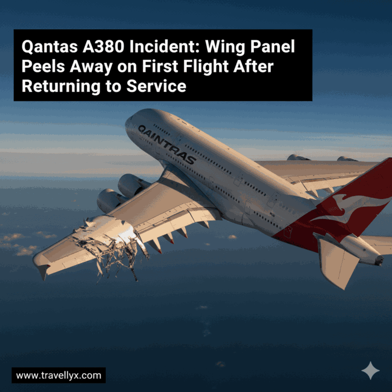 Qantas A380 Incident: Wing Panel Peels Away on First Flight After ...